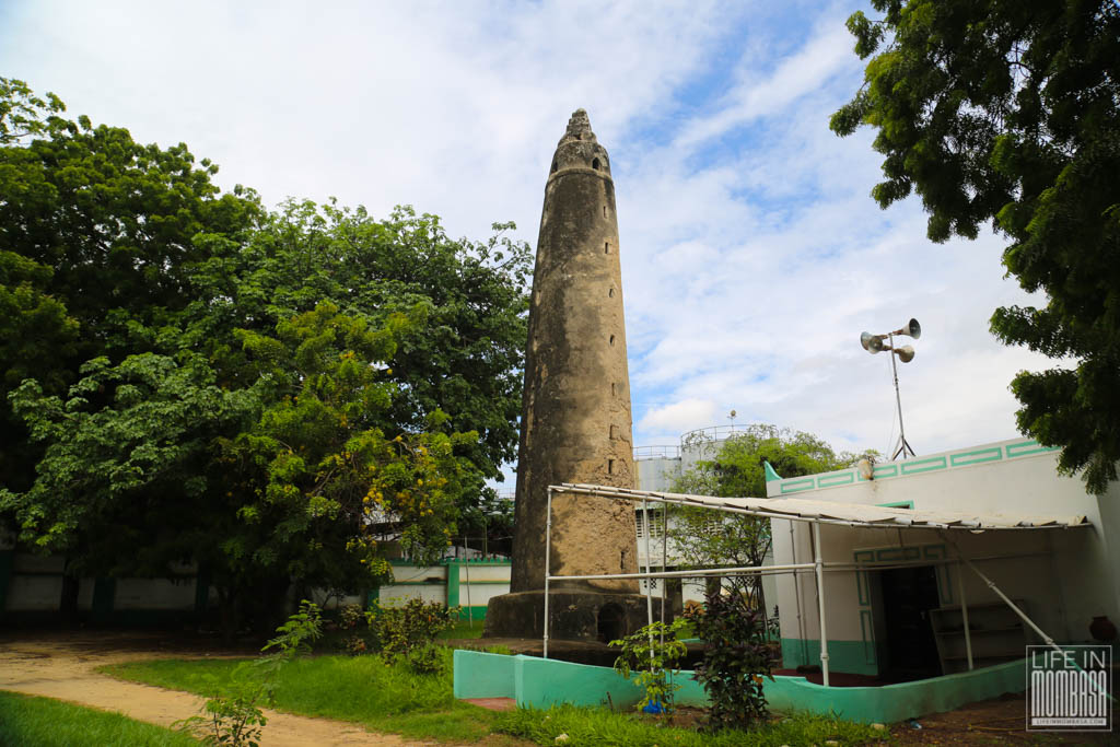 Mbaraki Ancient Mosque Pillar - Life in Mombasa
